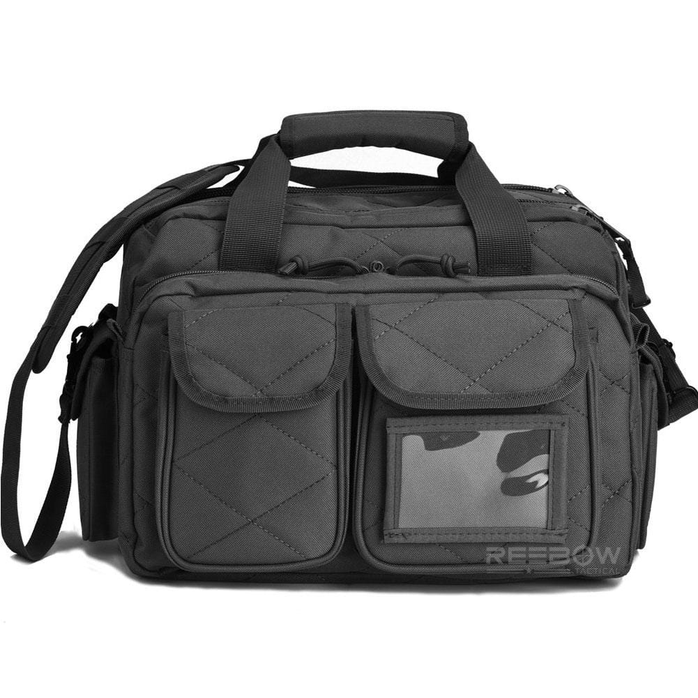 BOW-TAC Tactical Shooting Range Bag Deluxe Pistol Gun Range Duffle Bag