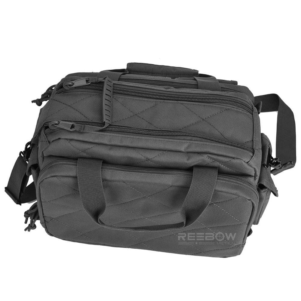 BOW-TAC Tactical Shooting Range Bag Deluxe Pistol Gun Range Duffle Bag